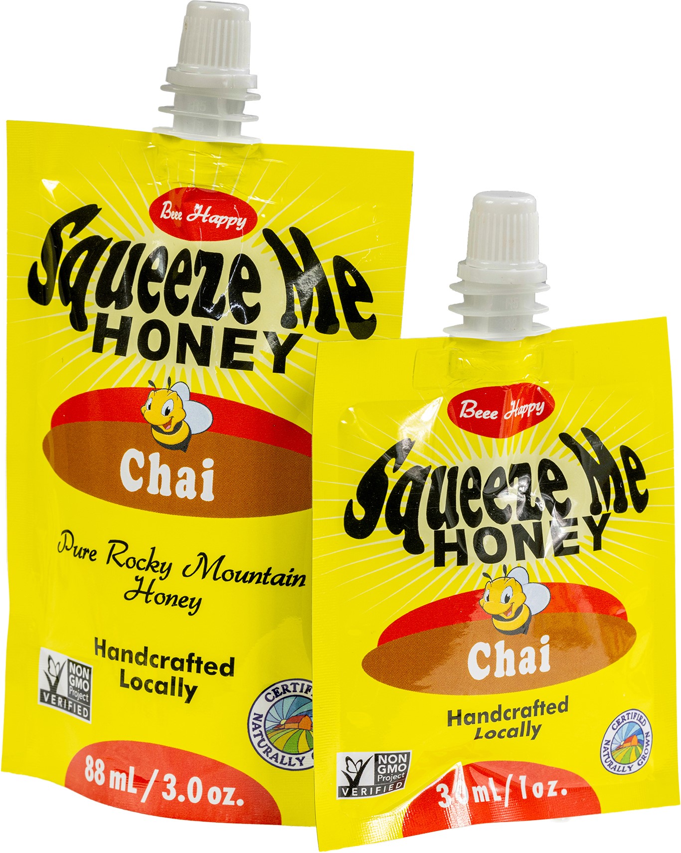 Squeeze Me Honey CHAI Paks 1oz or 3oz - St. Michael's Farms